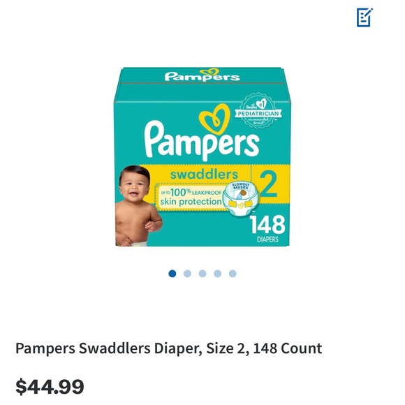 Pampers | Bath, Skin & Hair | Pampers Swaddle Size 2 48 Count Box Of ...